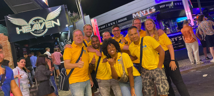 Albufeira 1 2023 team van Beach Mission zomer 2023